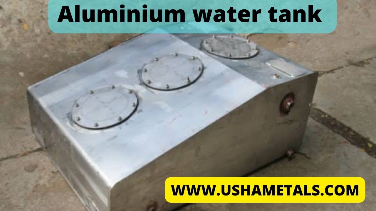 aluminum water tank loading - YouTube