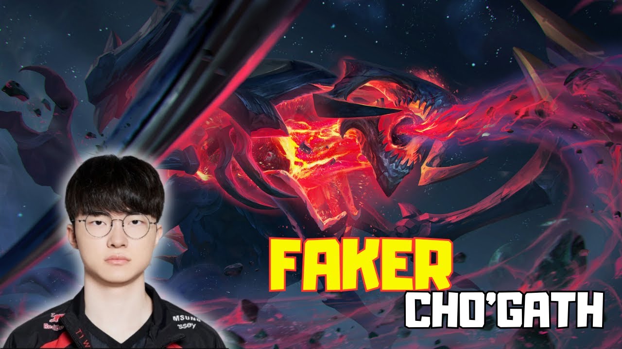 T1 Faker Cho'Gath [ MID ] x Azir [ MID ] - KR Challenger Patch 14.17 # ...