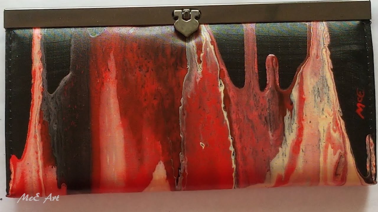 348 Pouring A Flaming Wallet with No Silicone SOLD - YouTube