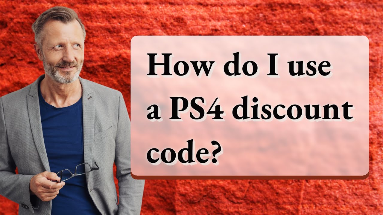 How do I use a PS4 discount code? - YouTube