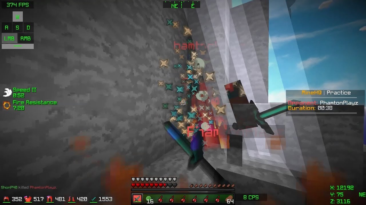 PRACTICING ON MINEHQ FOR THE LAST TIME | Minecraft HCF - YouTube