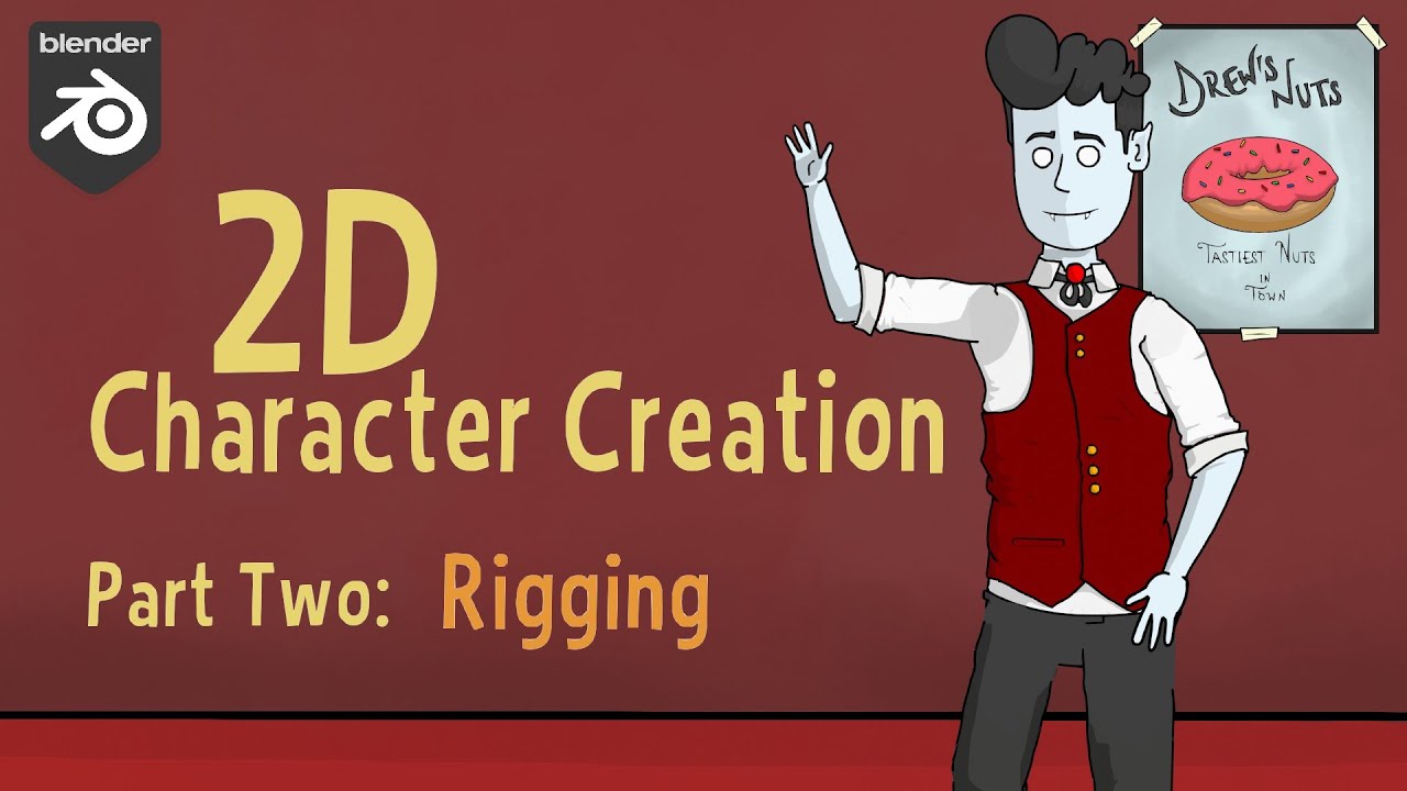 Blender Grease Pencil Tutorial : Character Creation : Part Two - 2D ...