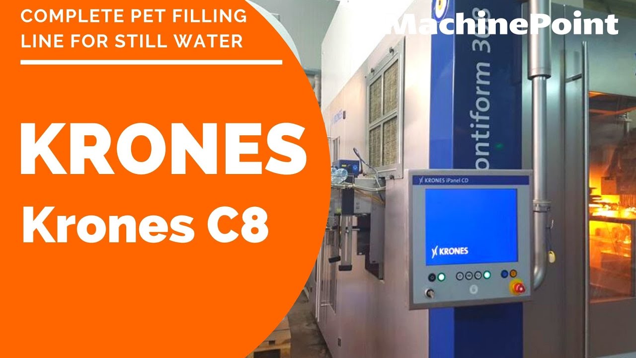 KRONES Krones C8 Complete PET filling line for still water | KRONES ...