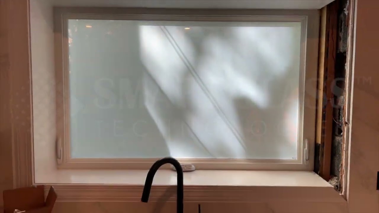 Smart Glass Privacy for Kitchen Windows - YouTube