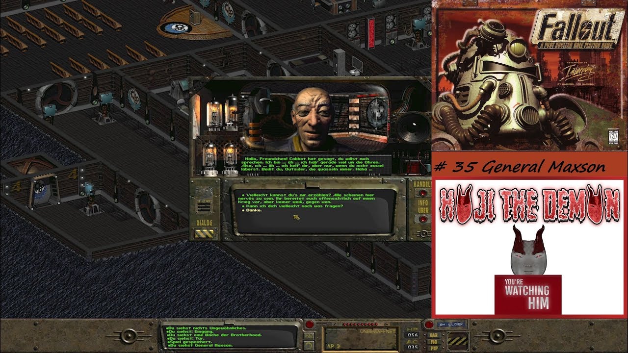 Fallout 1 [Uncut] (1997) Hoji #35 General Maxson [Let's Play german ...