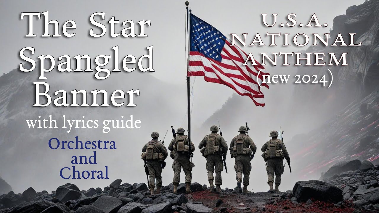 Star Spangled Banner with lyrics USA National Anthem - YouTube
