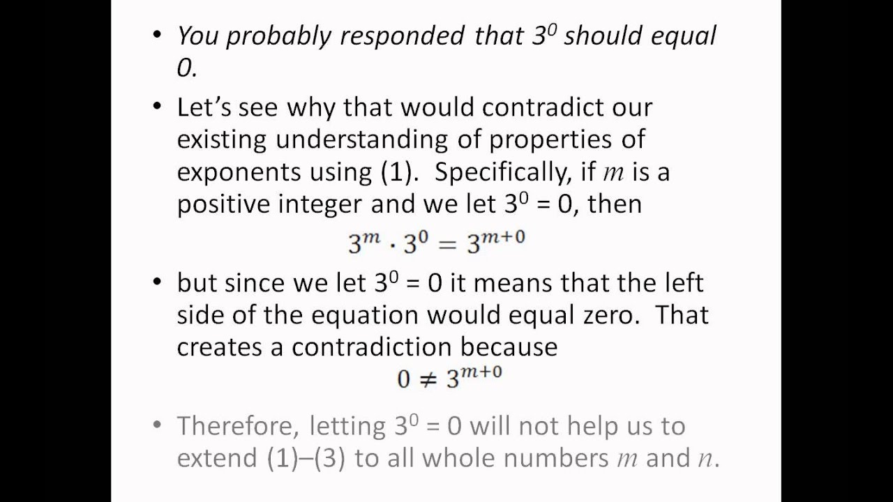 04 Numbers Raised To The Zero th Power YouTube 04 Numbers Raised To The Zero th Power YouTube