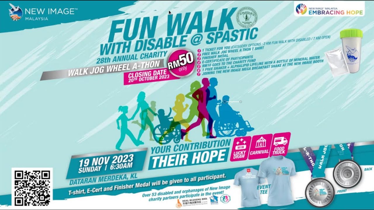 Invitation To Fun Walk With Disable Spastic 19 Nov 2023 - YouTube