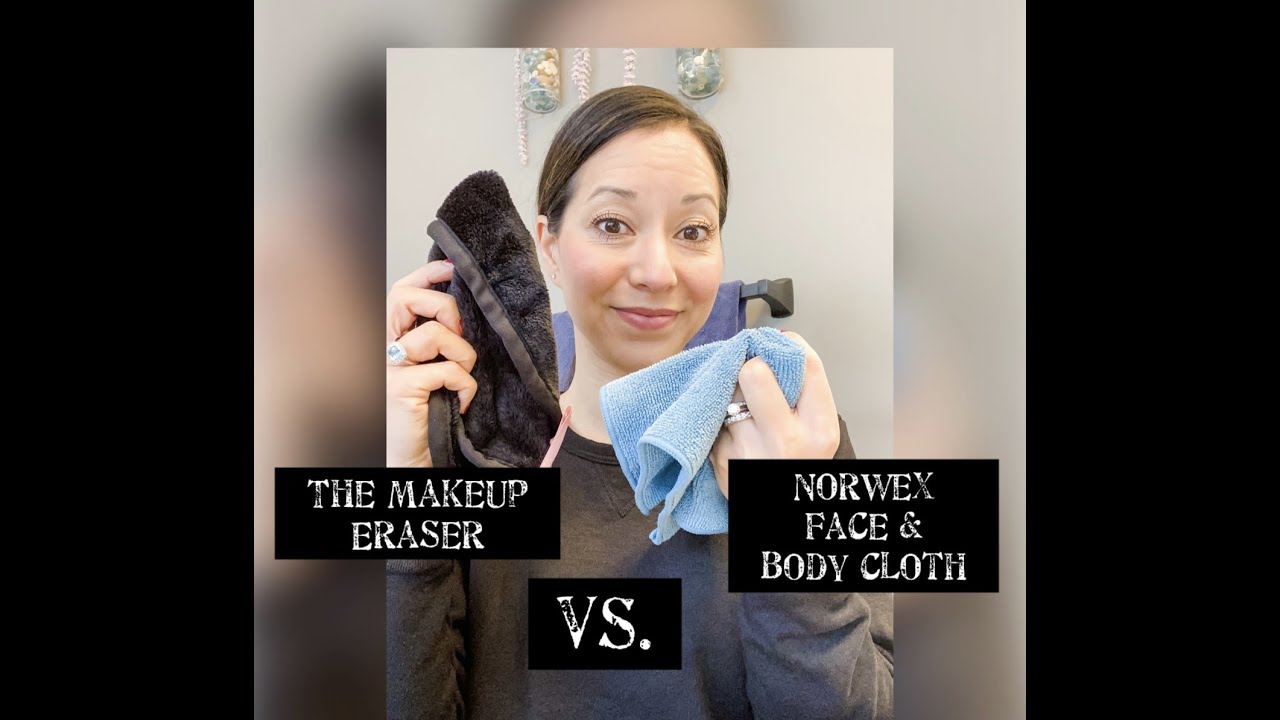 Norwex Face & Body Cloth vs. athe Makeup Eraser - YouTube