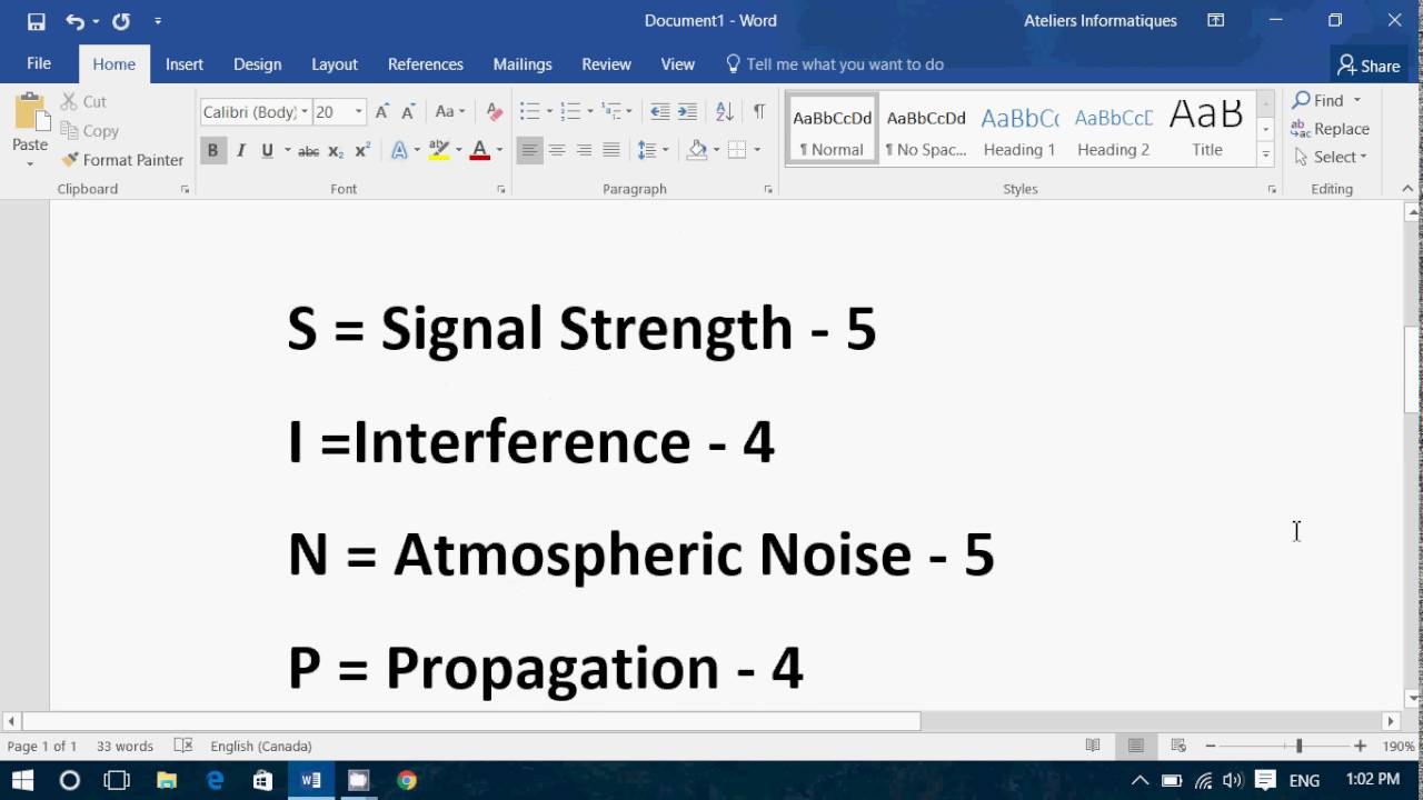 SINPO code explained and why it needs to be also detailed in Words ...