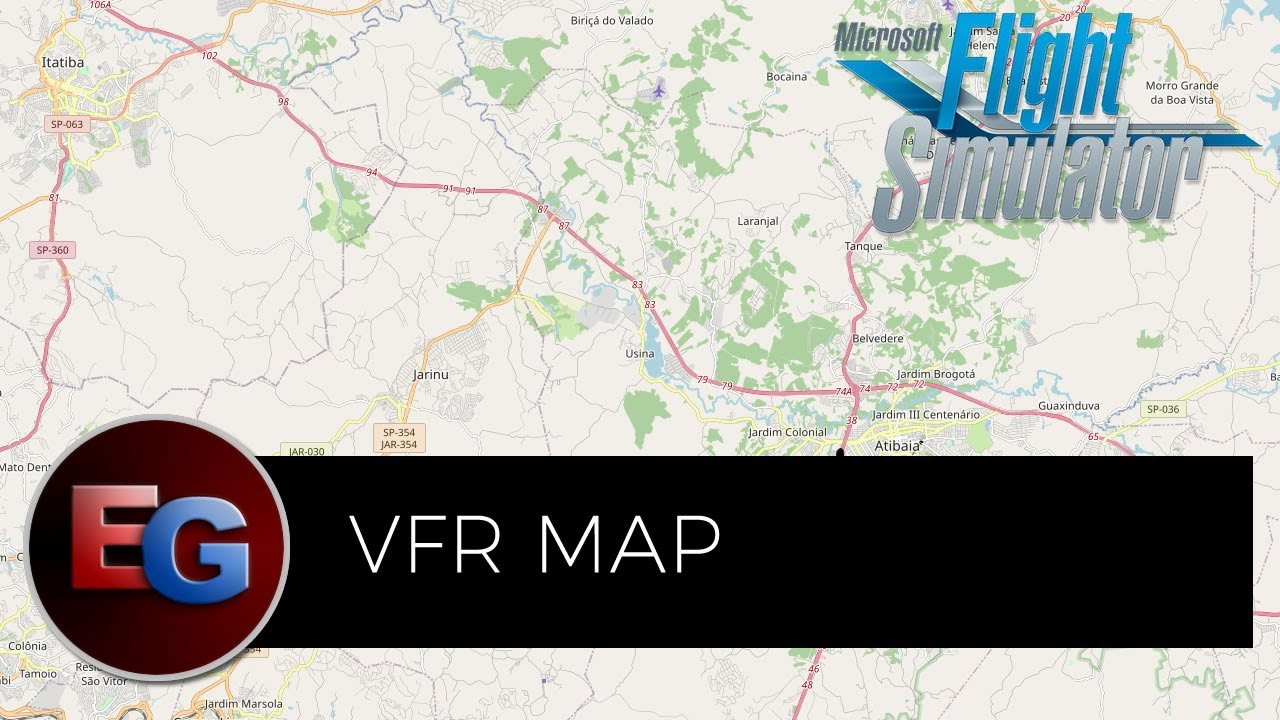 [Microsoft Flight Simulator] - VFR MAP - YouTube
