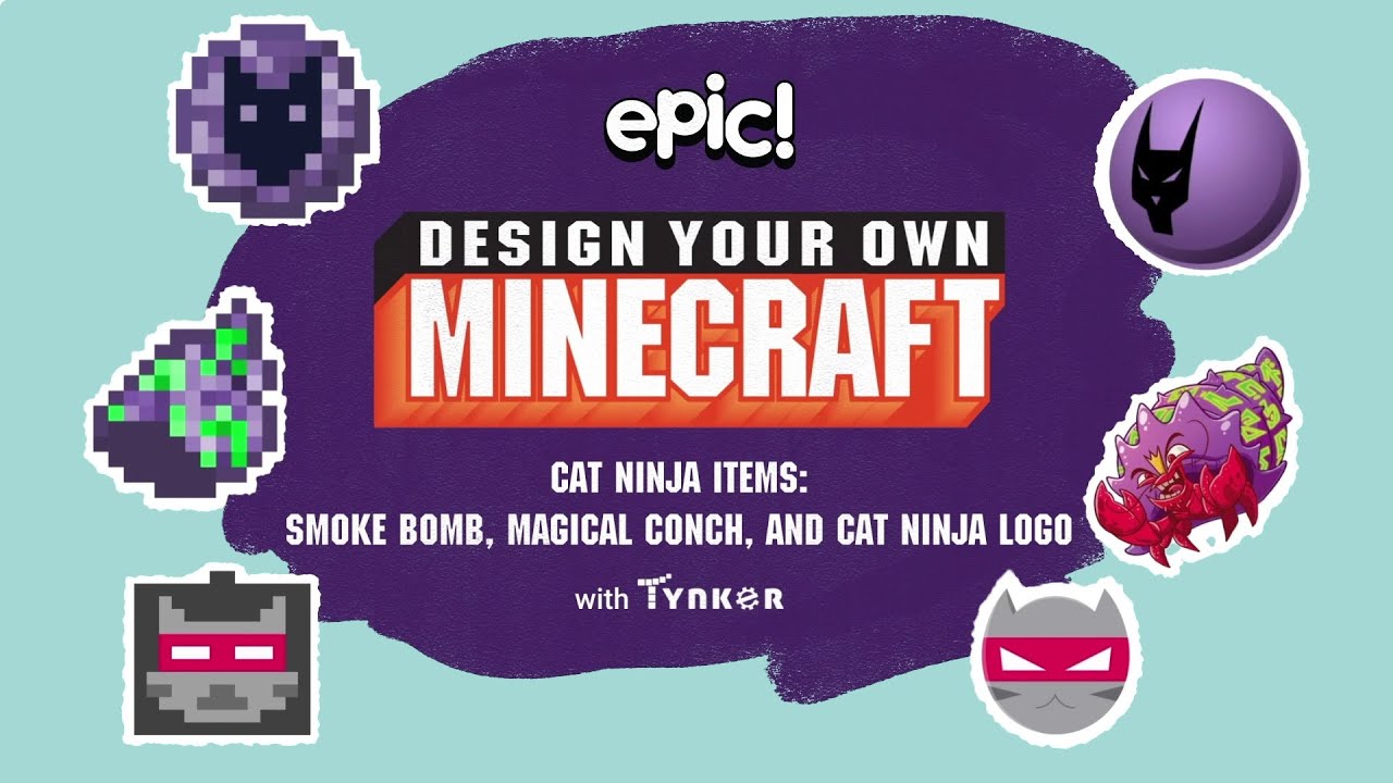 Design Your Own Minecraft | Cat Ninja | Epic Originals - YouTube