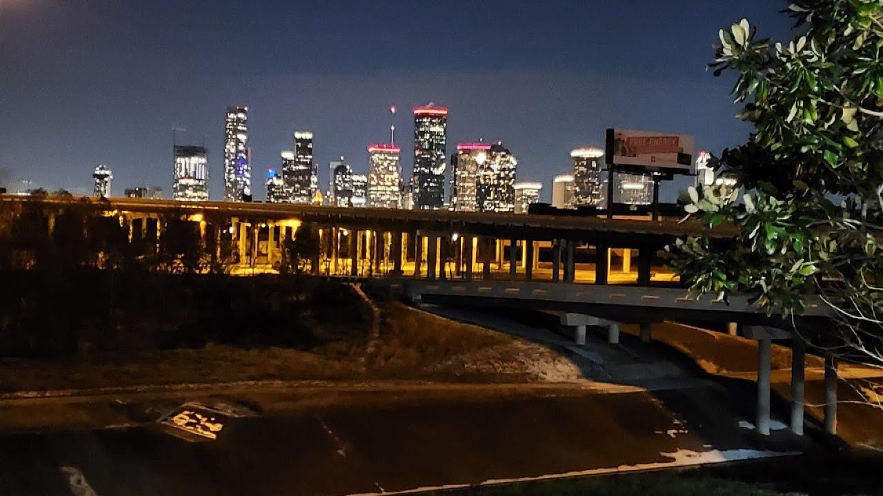Frustration expressed over images of downtown Houston lit up during ...