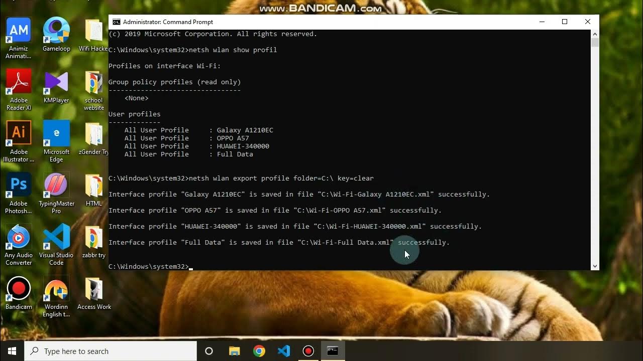 Hack Wifi Password Using CMD - YouTube