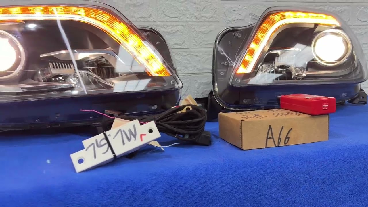 Mercedes-Benz GL450 halogen lamp upgrade high with xenon headlights ...