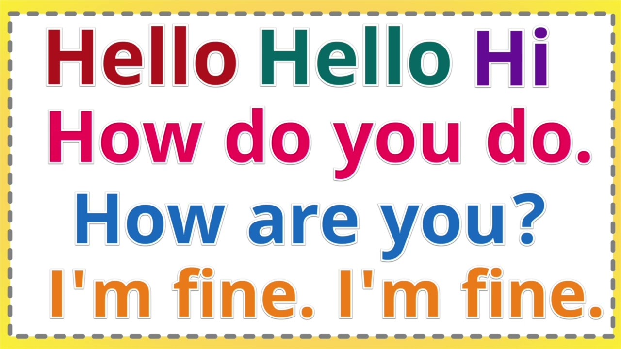 เพลง Hello Hi/How do you do.ร้องง่าย จำได้ใน 1 นาที By ครูดาว #shorts ...