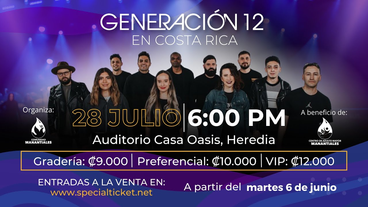 ¡GENERACIÓN 12 EN COSTA RICA! - YouTube