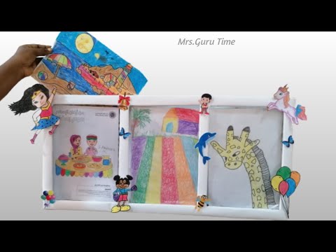 DIY Managing Kids Art Works | How to organize artworks & drawings ...