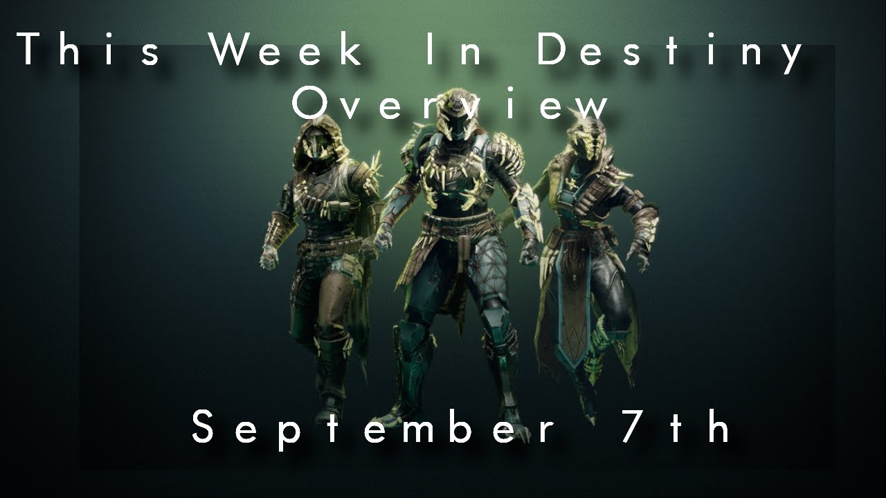 NEW RITUAL ARMOR IS HERE || This Week In Destiny Overview || September ...