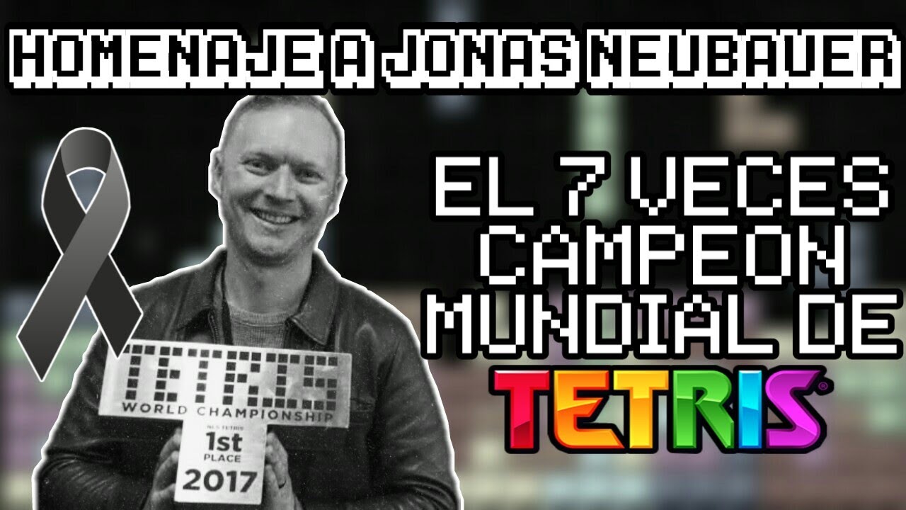 Homenaje a Jonas Neubauer, el 7 veces campeon mundial de TETRIS - YouTube