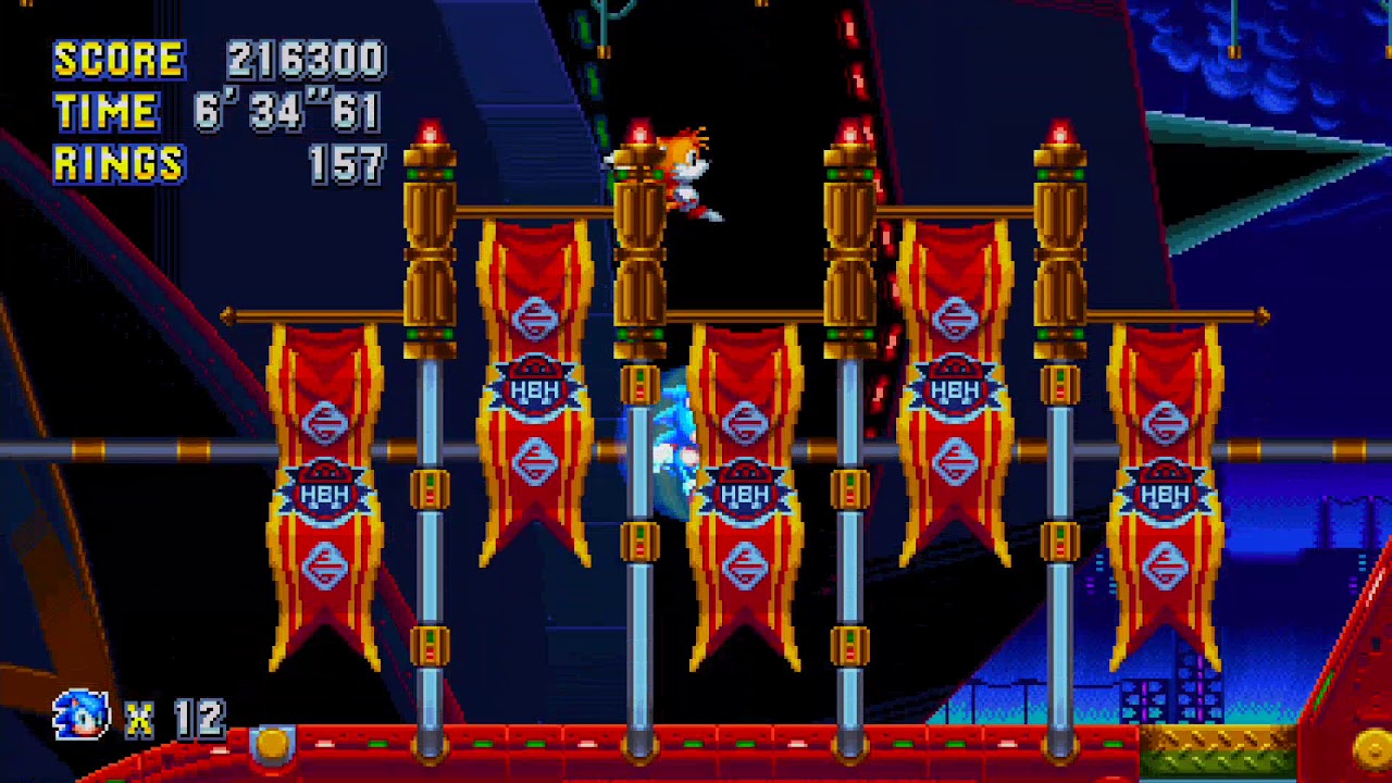 Sonic Mania (Switch) -- Titanic Monarch Zone Playthrough - YouTube