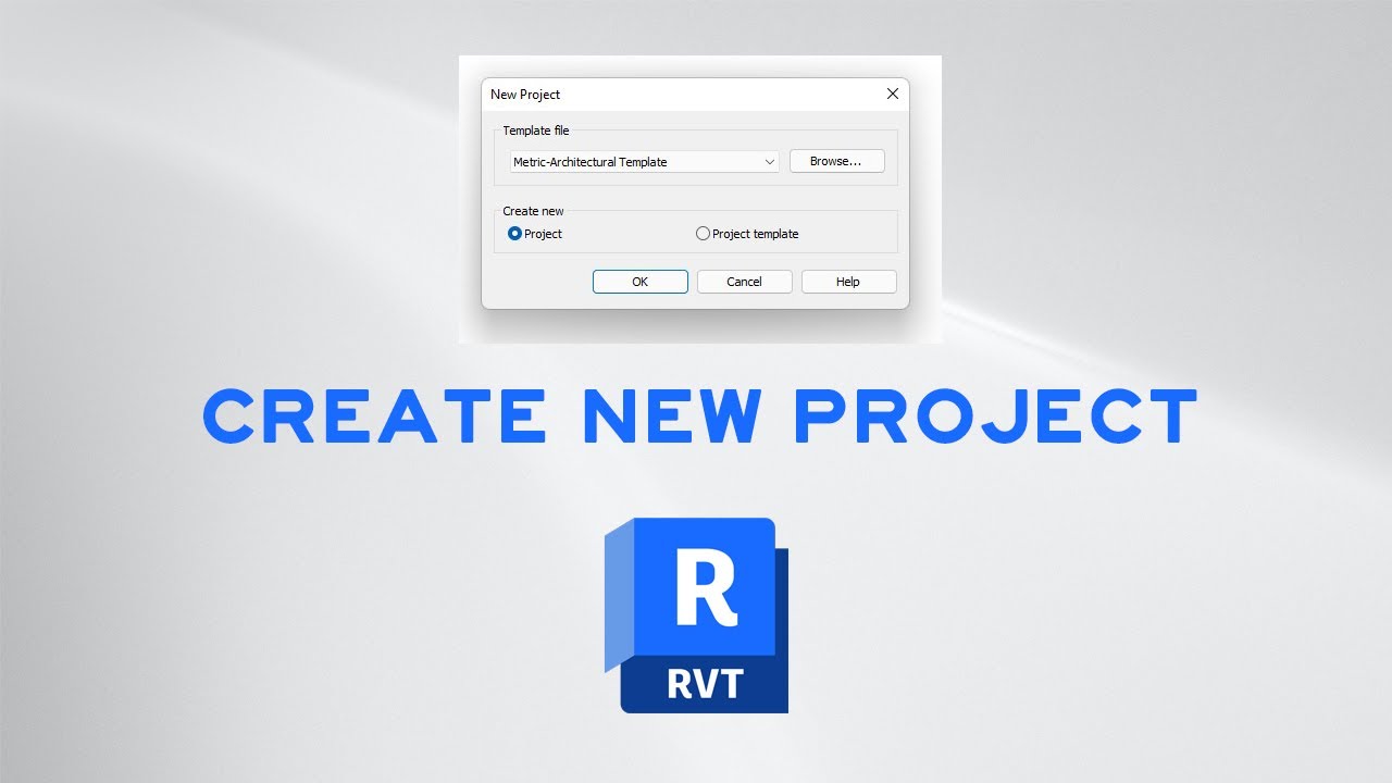 Create New Project in Revit - YouTube