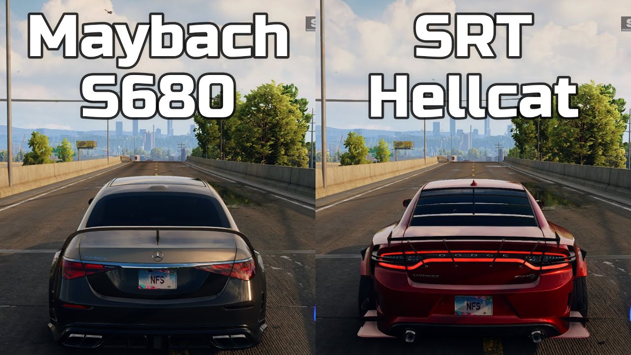 NFS Unbound: Mercedes-Maybach S680 vs Dodge Charger SRT Hellcat - WHICH ...