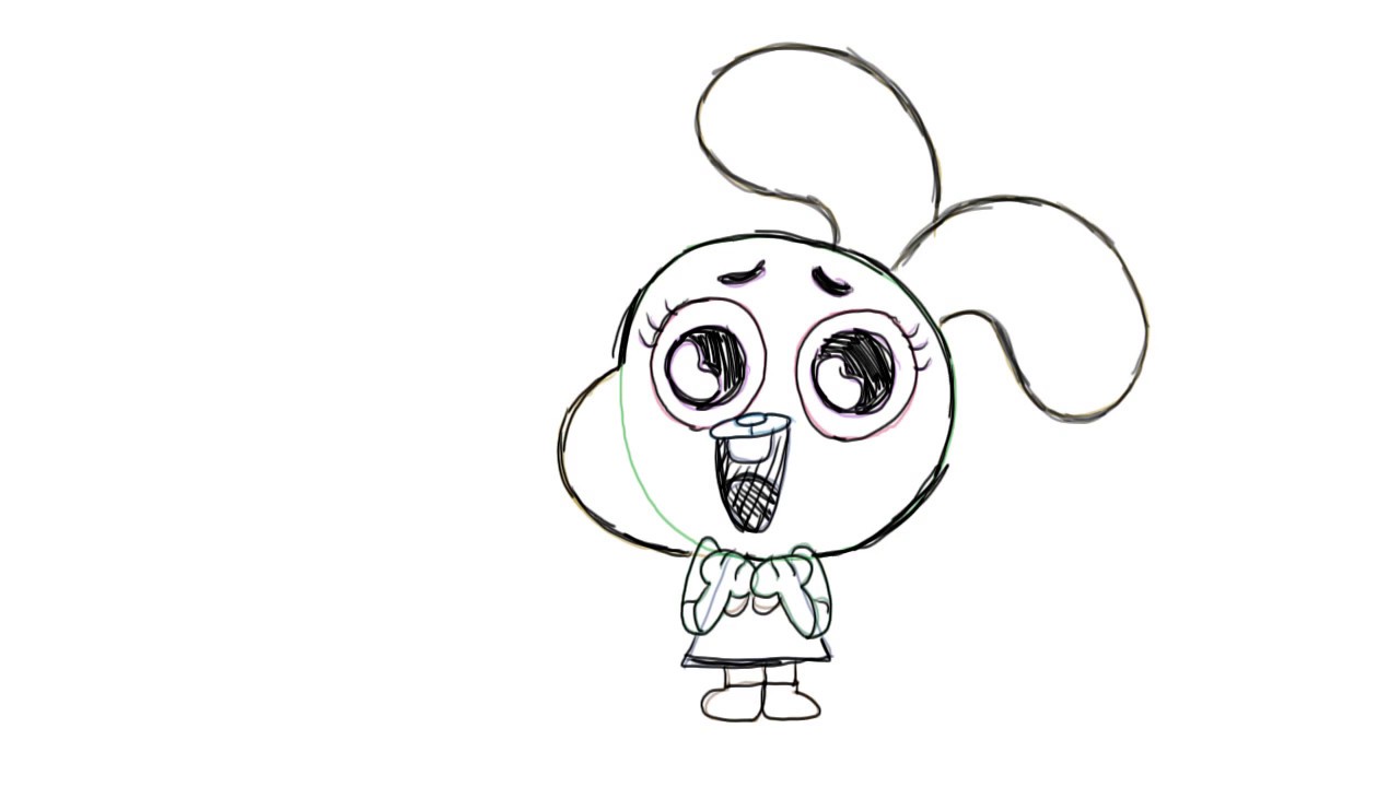 How to draw Anais Watterson - YouTube