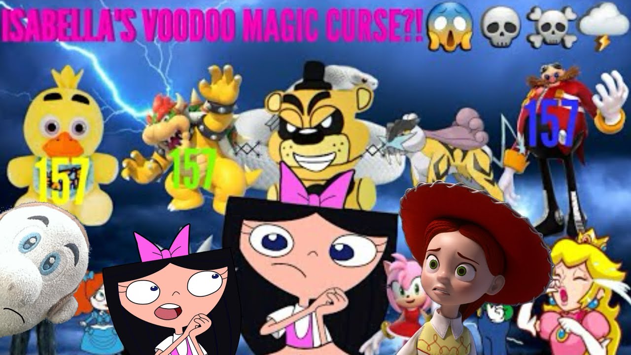 LUIGI ISABELLA JESSIE AND CARL REACTS TO: Isabella’s Voodoo Magic Curse ...