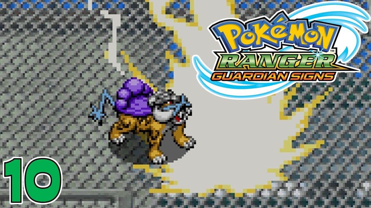 Pokémon Ranger: Guardian Signs | Part 10 - Capturing Raikou - YouTube