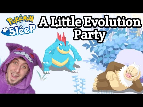 A Little Evolution Party to Kick off the New Week | Pokemon Sleep ...