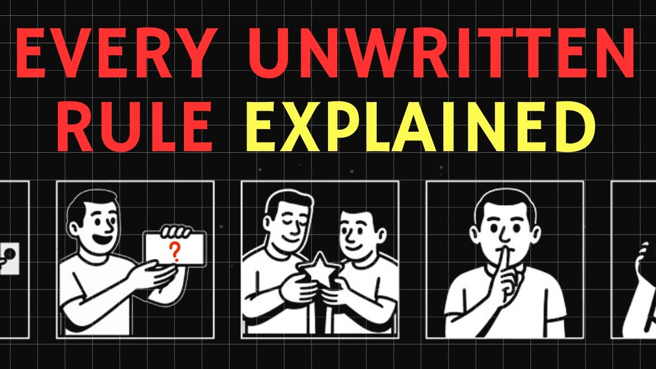 EVERY Unwritten Rule Of Life Explained to Fall Asleep to - YouTube