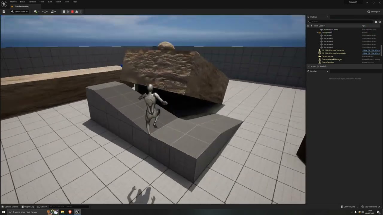 Unreal Engine 5 Primera implementación camara primera persona a tercera ...