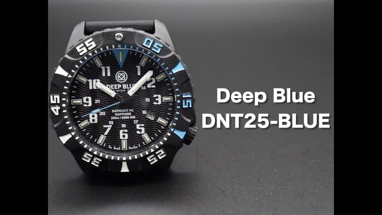 Deep Blue【DNT25系列】入門級氣燈錶 - Lab W - YouTube