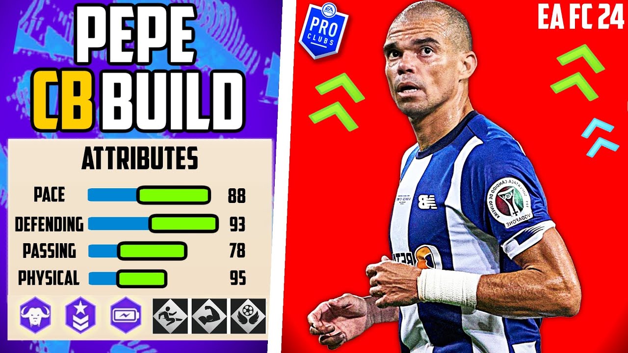 CRACKED DEFENDING! BEST LOCKDOWN CB PEPE BUILD EA FC 24 Pro Clubs - YouTube