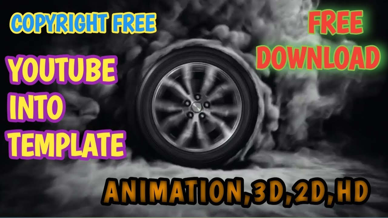 MY FIRST VIDEO / BEST YOUTUBE INTRO TEMPLATE 3D & 2D / COPYRIGHT FREE #introtemplate #technotech ...