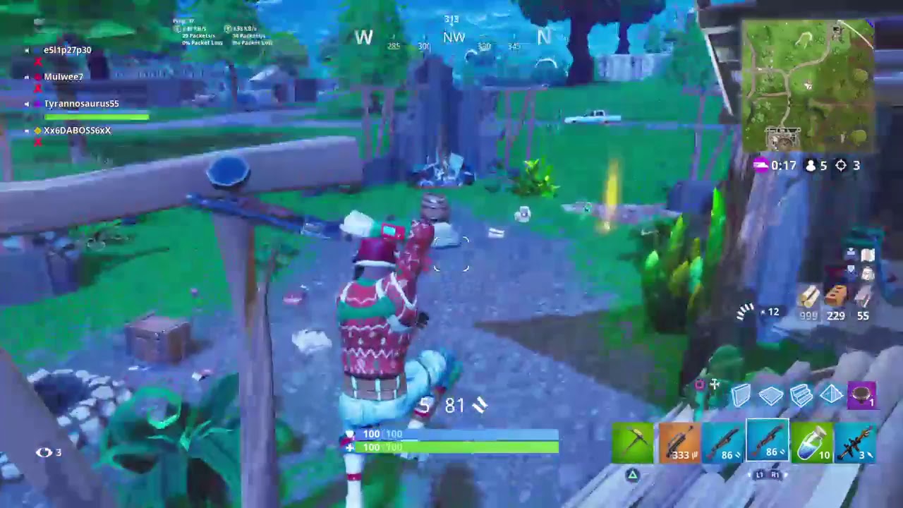 Fortnite with garbage cans - YouTube