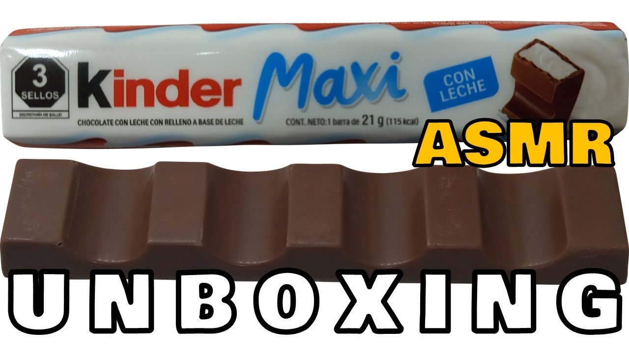 KINDER - Maxi Milk Chocolate with Milk Filling / Chocolate con Leche ...