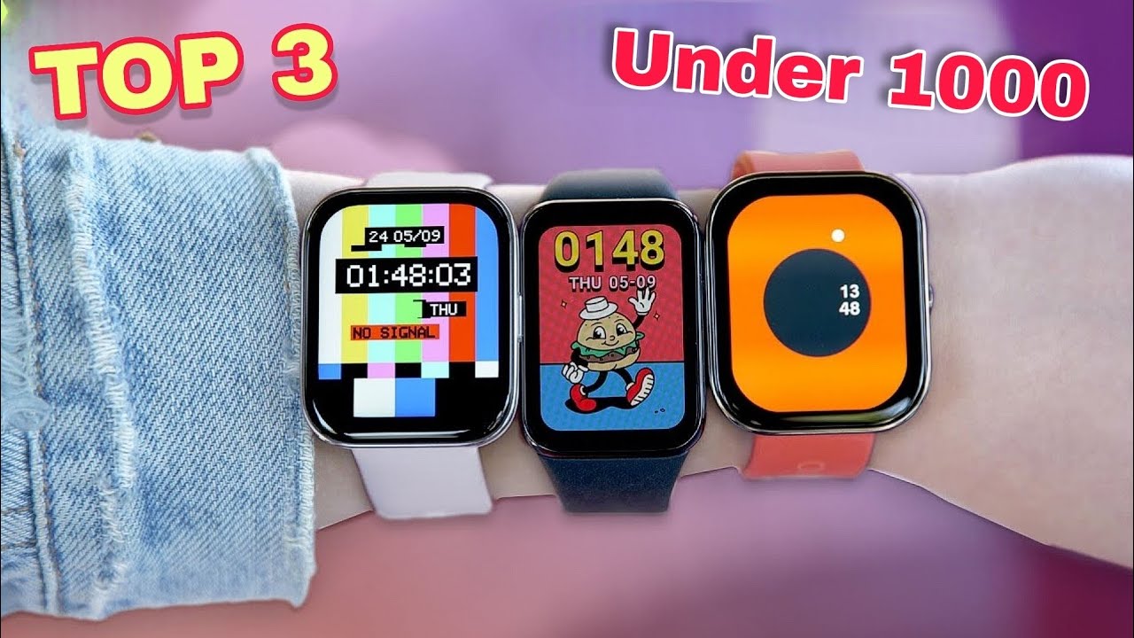 Top 3 best smartwatch under 1000 | Best smartwatch under 1000 in 2025 ...