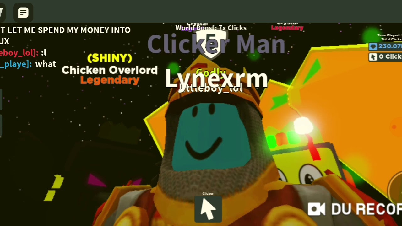 Roblox clicking simulator - YouTube