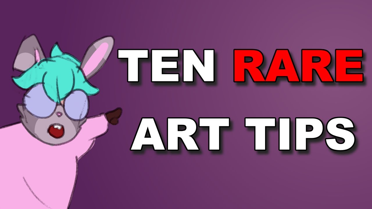 10 RARE Art Tips!! - YouTube