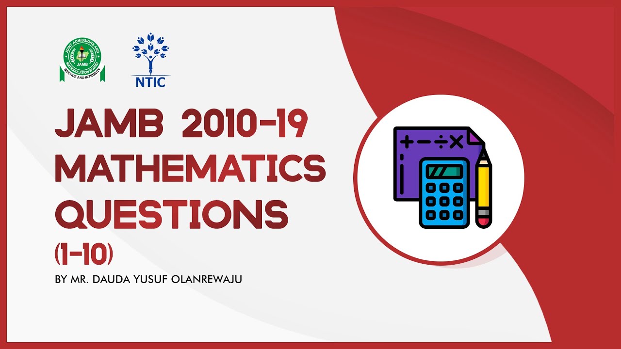 JAMB 2010 2019 MATH Questions On Surds 1 To 10 NTIC Online Class jamb-2010-2019-math-questions-on-surds-1-to-10-ntic-online-class