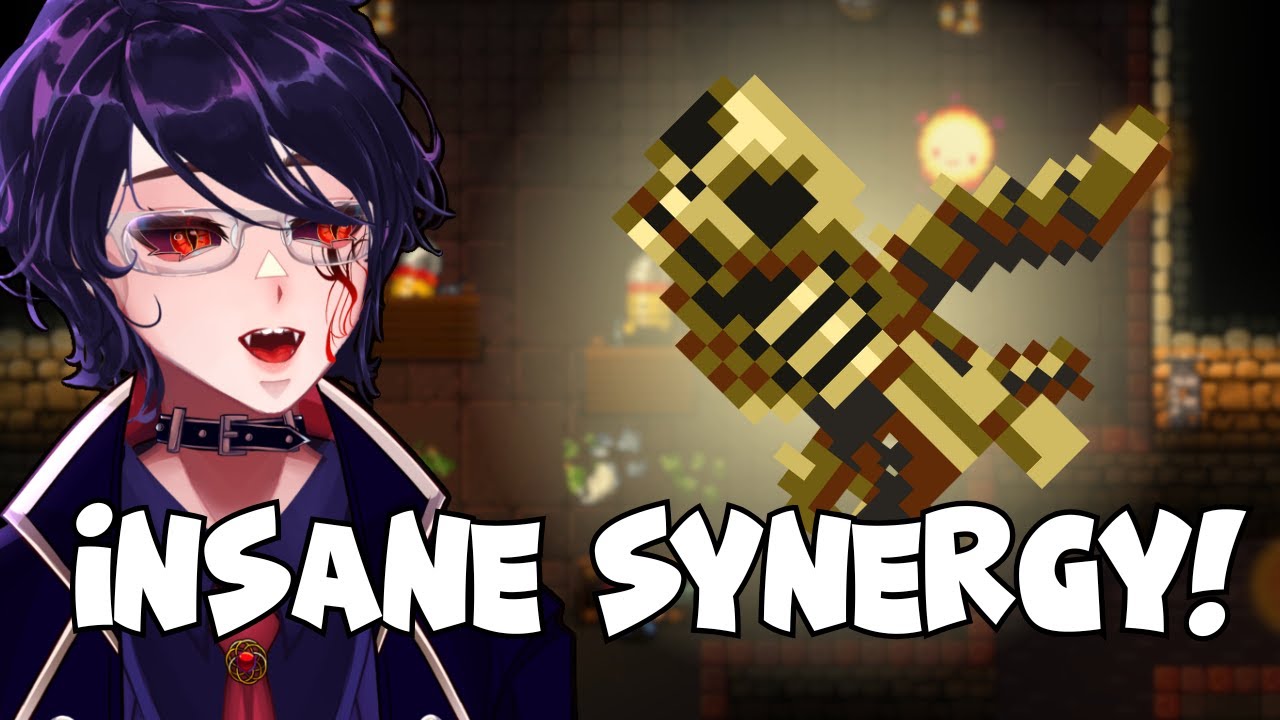 this weapon synergy was INSANE - count julius plays enter the gungeon ...