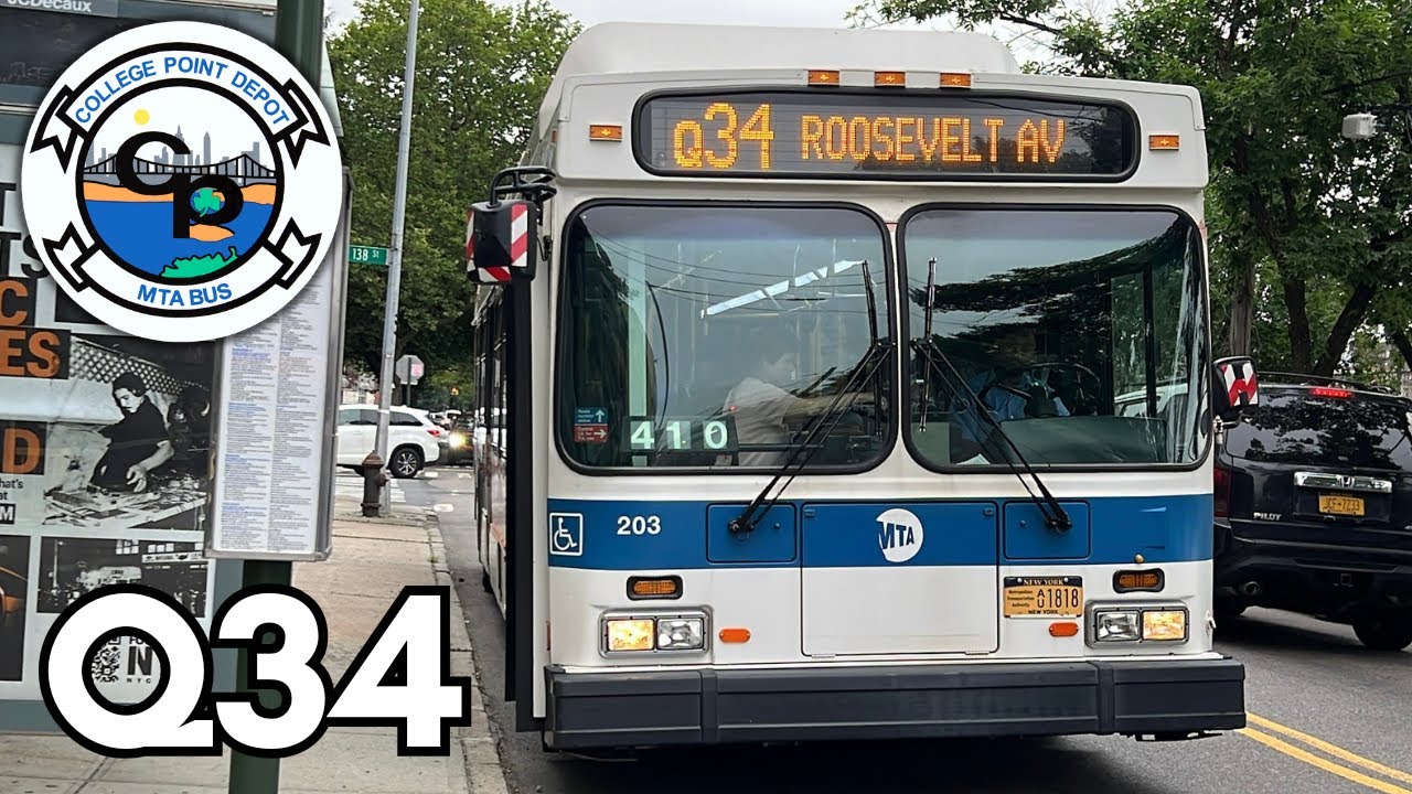 MTA: 2011-2012 New Flyer C40LF [203]/[230]/[536]/[557]/[623] Q34 buses (Last Look) - YouTube