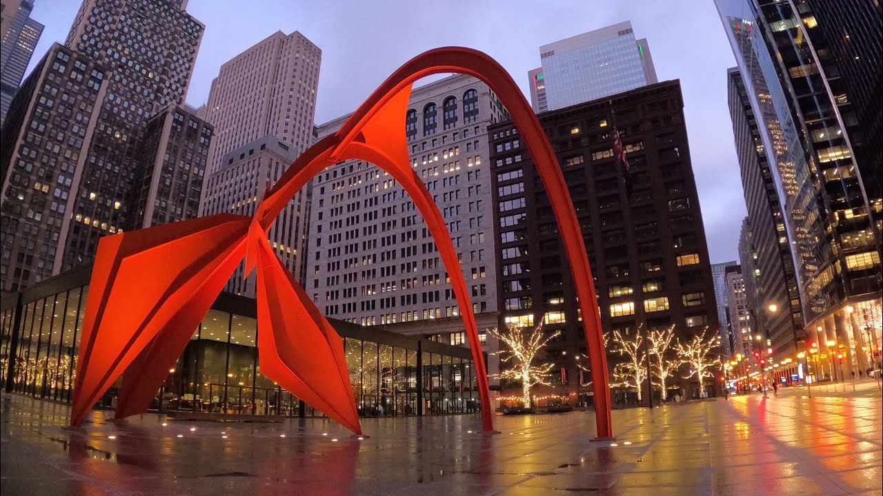 Chicago Loop in the Early Morning - YouTube