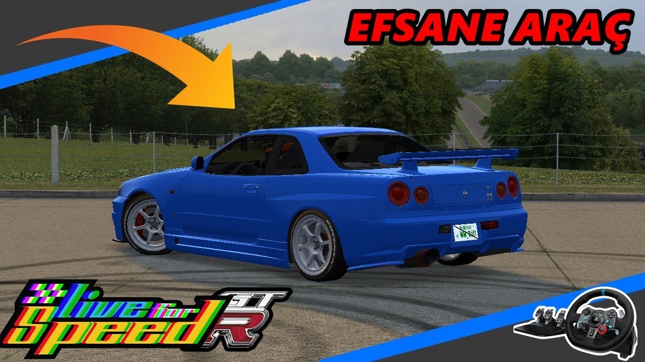 LFS NİSSAN SKYLINE R34/OSMANLI GARAJ/LOGİTECH G29 - YouTube
