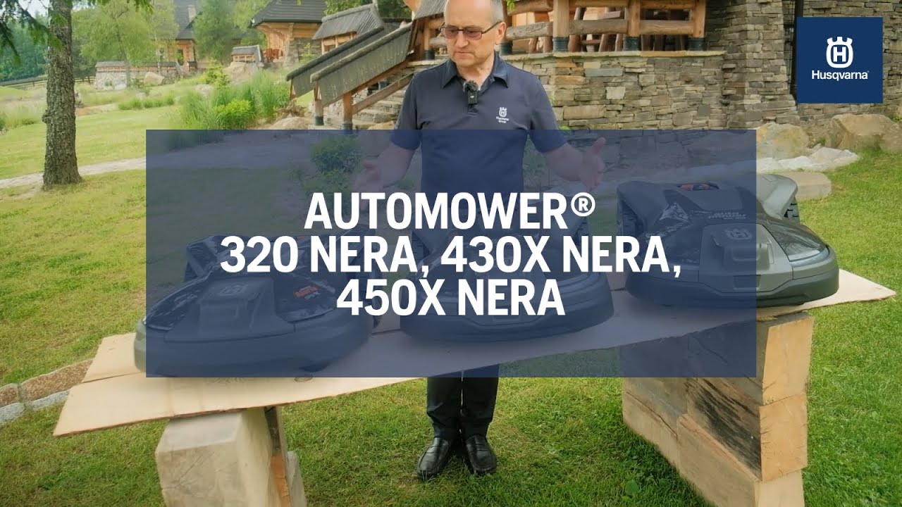 Husqvarna Automower® 320 NERA, 430X NERA, 450X NERA - YouTube