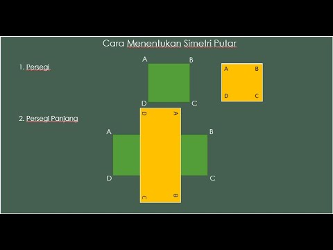 Cara Menghitung Simetri Putar Bangun Datar | Simetri Putar Kelas 3 ...