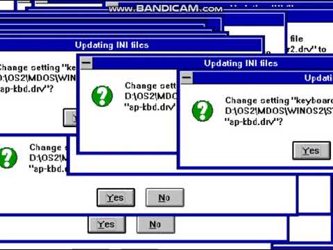 Windows 3.1 Crazy Error - YouTube