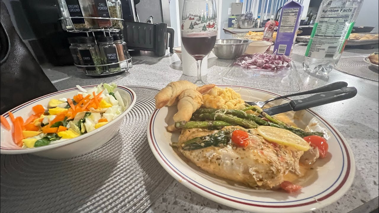 My Daughter Cooked For Me And Her Man #dinner - YouTube